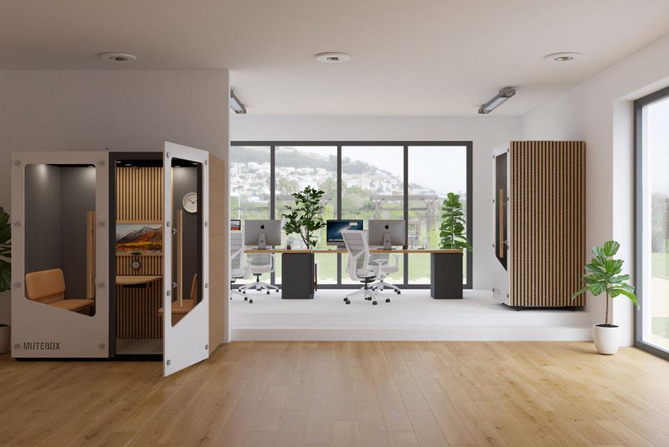 MuteBox | Lydtætte telebokse til kontoret | Zolutions